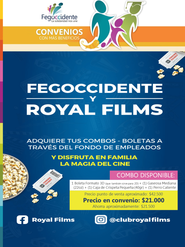 Disfruta de la magia del Cine… ¡Aprovecha! - Fegoccidente